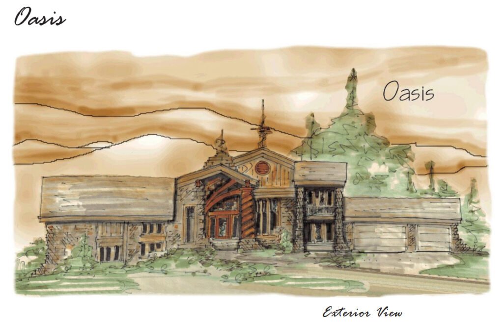 Large house plans designed by Brenda Rand