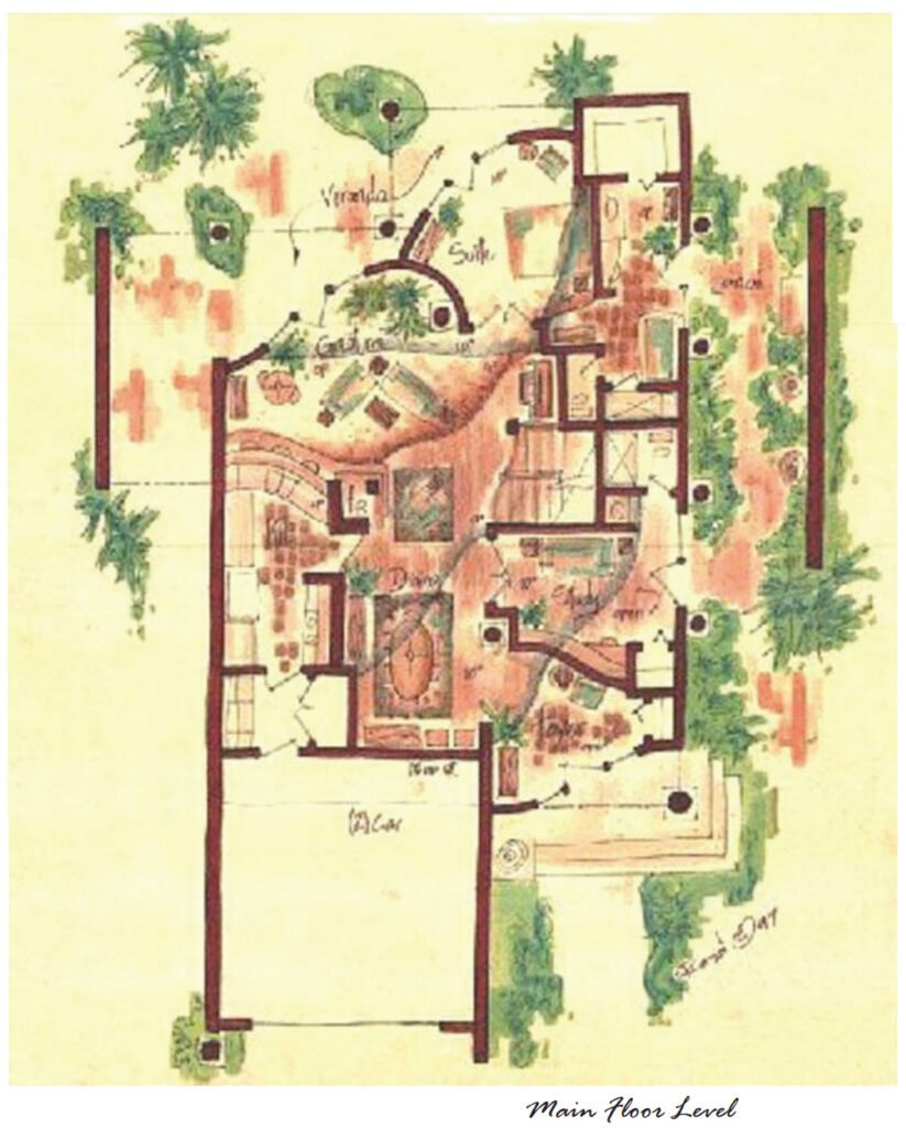Curved wall house plan, Unique house plans exclusive collection