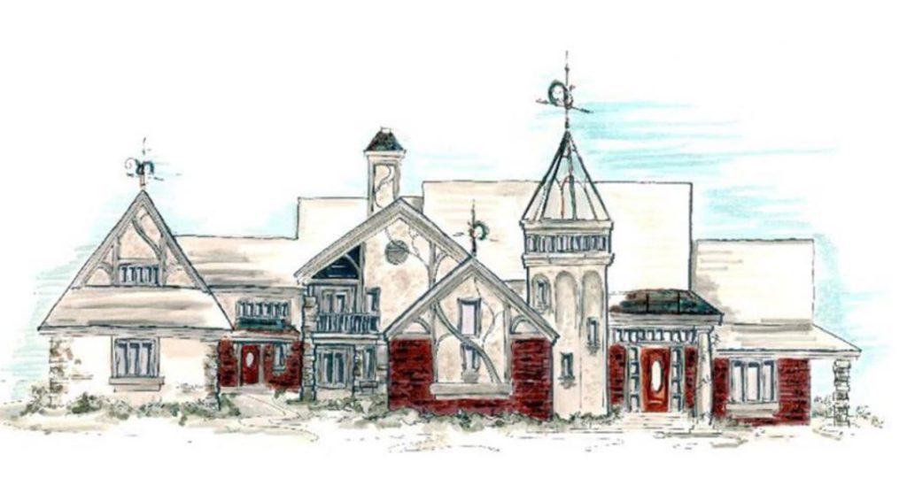 Castle house plan, Unique house plans exclusive collection