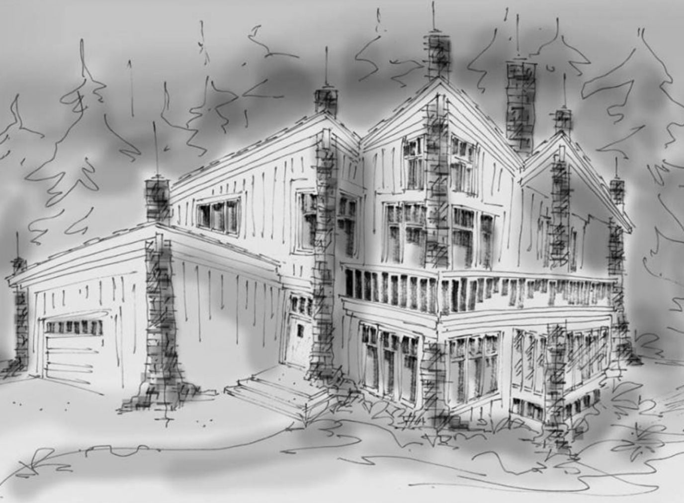 Hillside house plan, Unique house plans exclusive collection