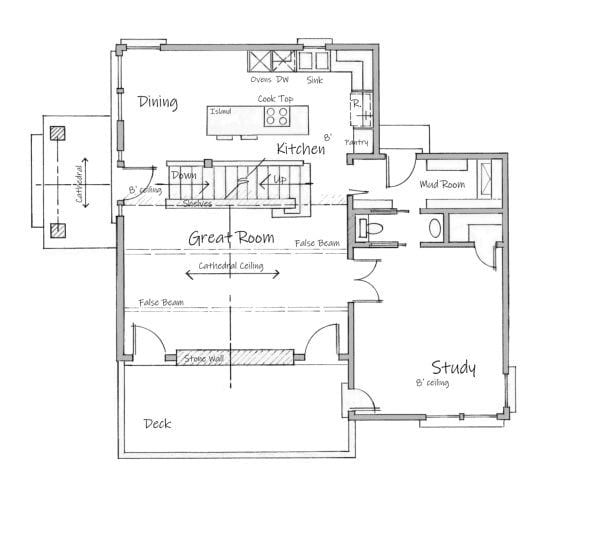 Simple House Plan - Unique House Plans