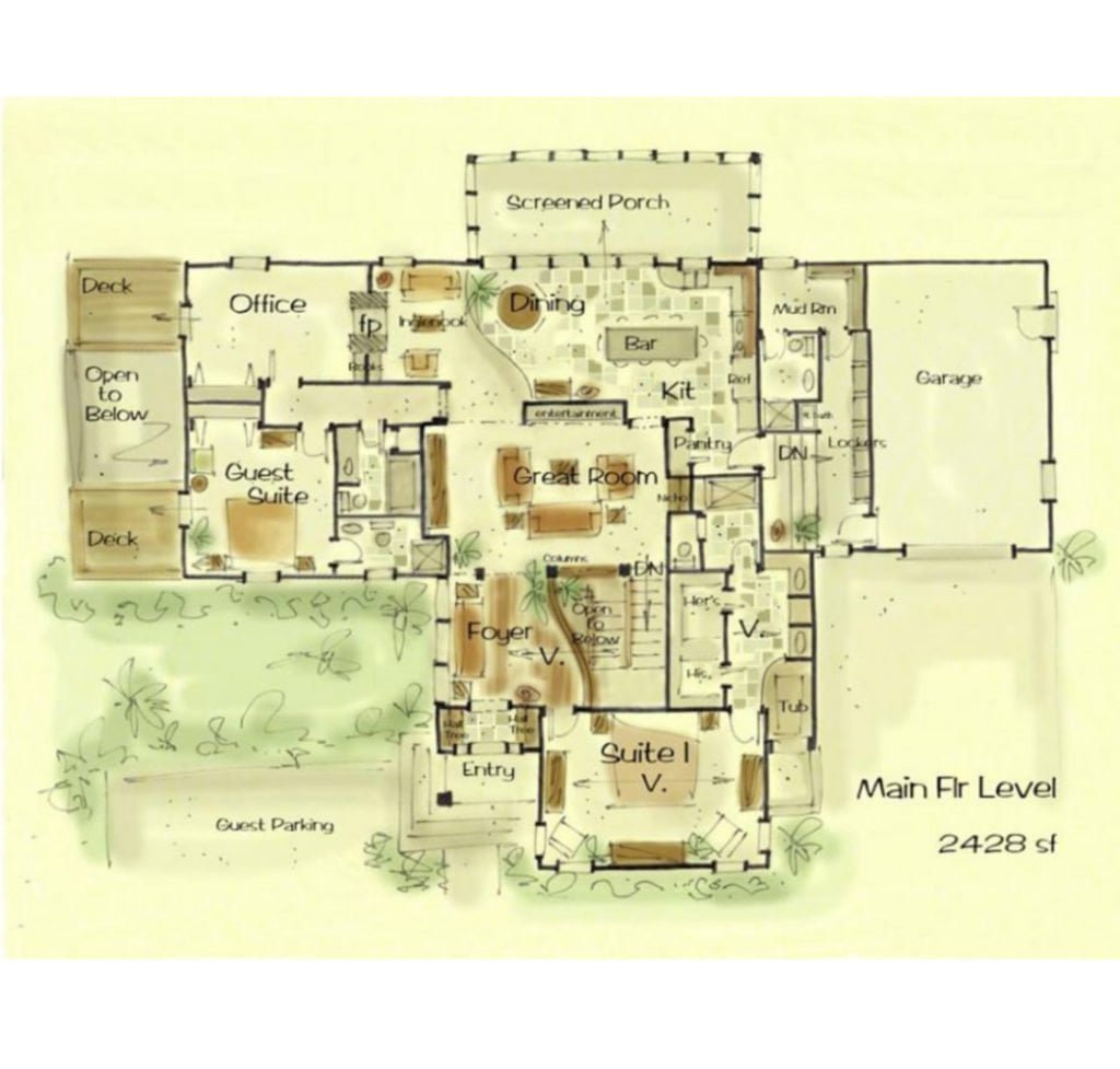 Family House Plan - Unique House Plans