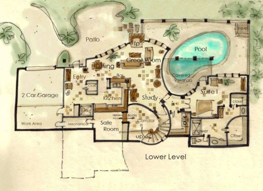 Old world house plan, Unique house plans exclusive collection