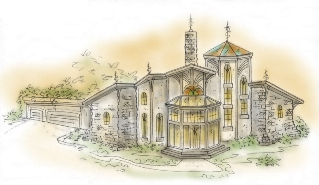 Grand Home Plan - Unique House Plans