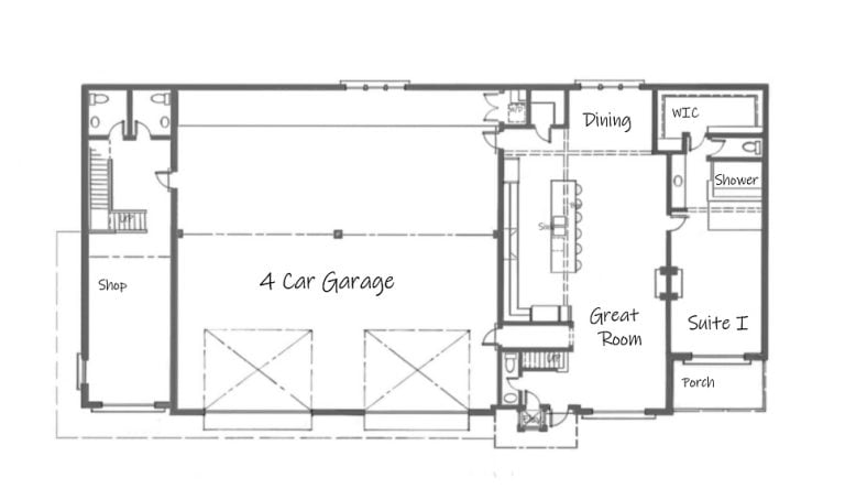 Industrial Style House Plan - Unique House Plans