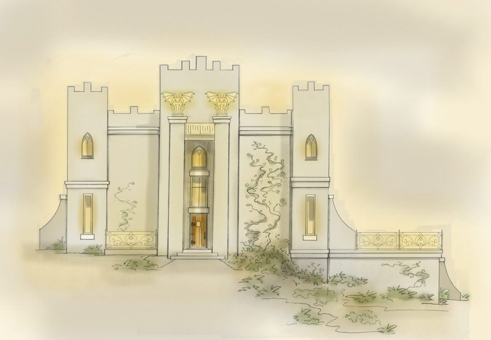Medieval Castle Plan - Unique House Plans