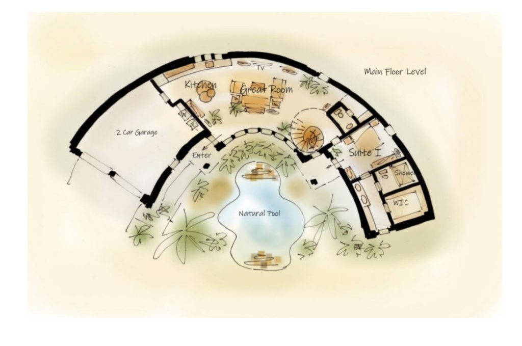 Round Home Plan - Unique House Plans